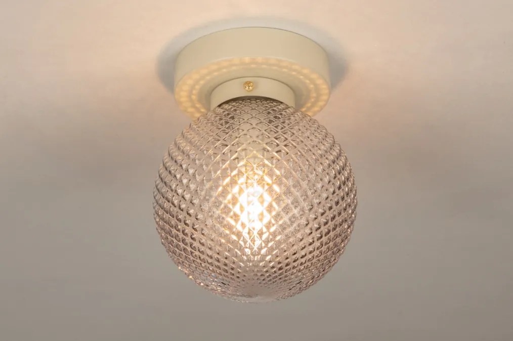 Stropní svítidlo Gubbi Art Deco Taupe