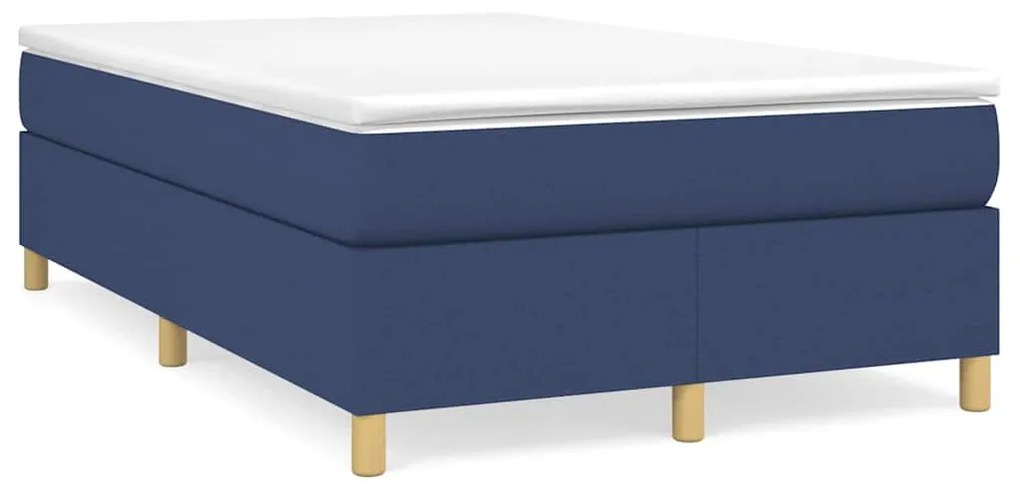 Box spring postel s matrací černá 120x190 cm textil 3269696