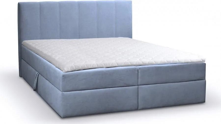 Casarredo - Komfort nábytek Čalouněná postel EVENA 140x200, s úložným prostorem, výběr látek | potah: monolith 62