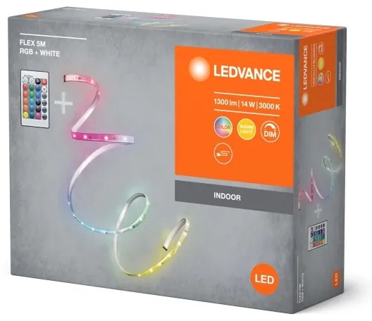 Ledvance - LED RGBW Stmívatelný pásek FLEX 5m LED/14W/230V + DO
