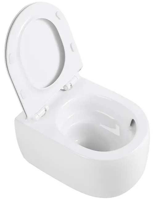 BPS-koupelny Závěsná WC mísa se SoftClose sedátkem HYD-6775, bílá