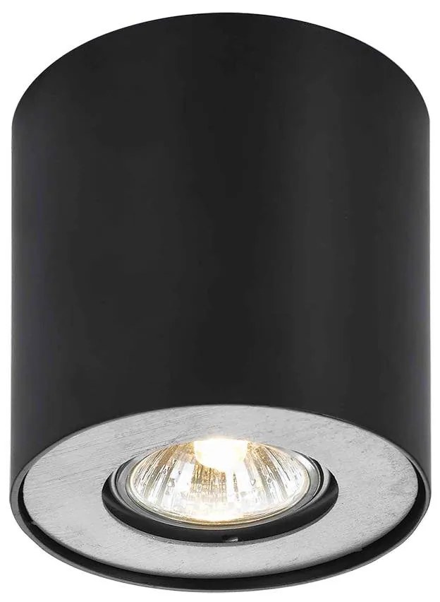 LED stropní svítidlo TAMZO, 4,5W, teplá bílá, 10cm, kulaté, černé Italux Tamzo CL-130SMD-BL
