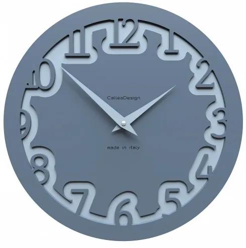 Designové hodiny 10-002 CalleaDesign Labirinto 30cm (více barevných verzí) Barva švestkově šedá-34