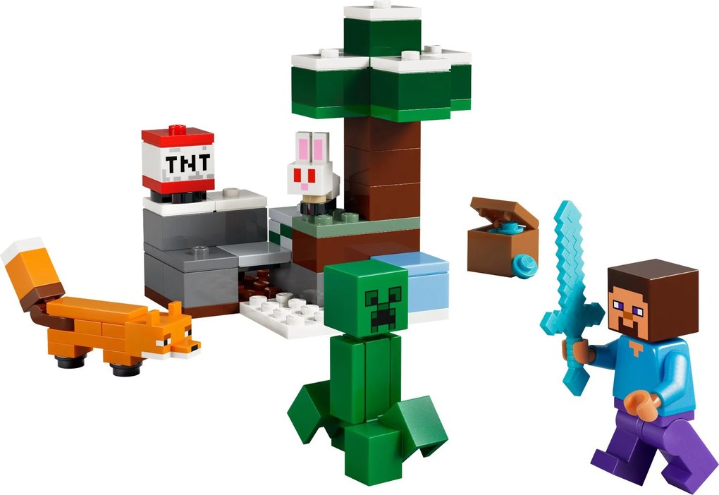 Lego® minecraft 21583 steve a dobrodružství v tajze 5702018034071