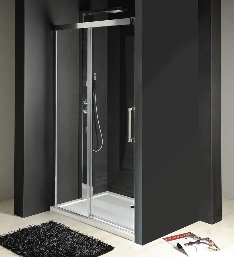 Gelco, FONDURA sprchové dveře 1300mm, čiré sklo, GF5013