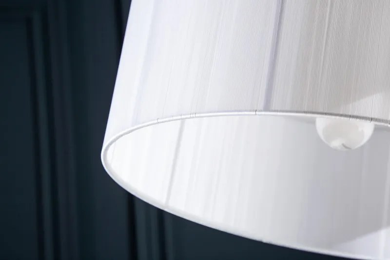 Stojanová lampa Ample bílá