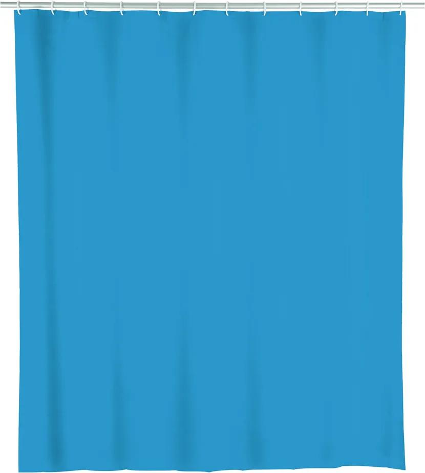 Sprchový závěs, PEVA, barva modrá, 180x200 cm, WENKO