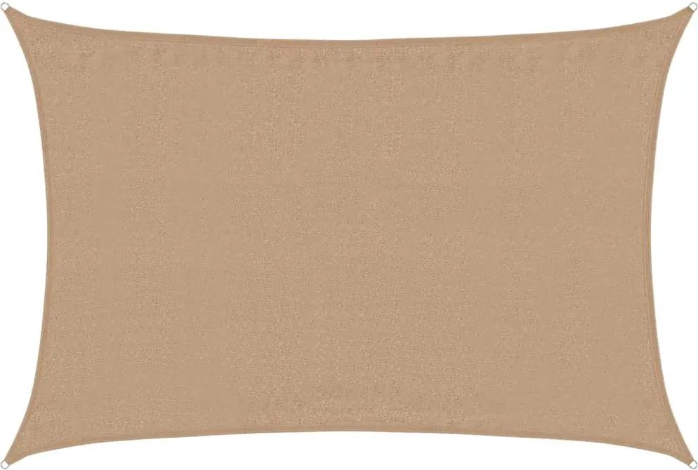 Stínící plachta 160 g/m² taupe 4 x 6 m HDPE 311409
