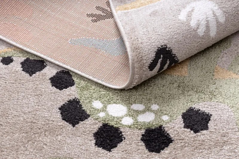 Dywany Łuszczów, Dětský kusový koberec Fun Dino beige, 180x270, vícebarevná, dětský pokoj