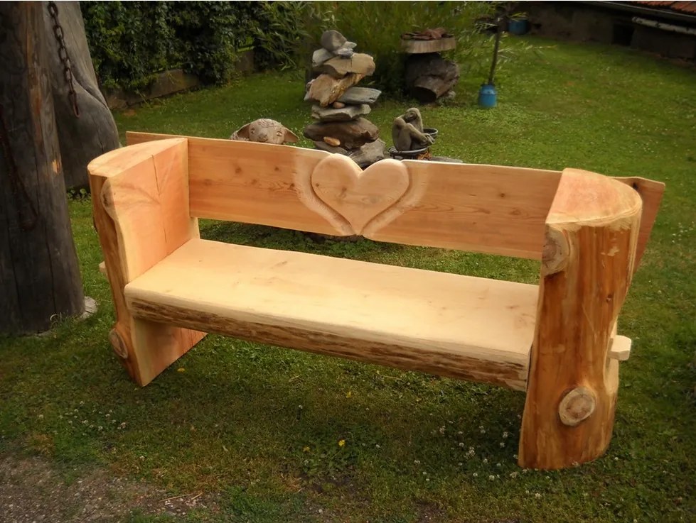 DRDLIK lavice 8 dřevořezba 130 cm