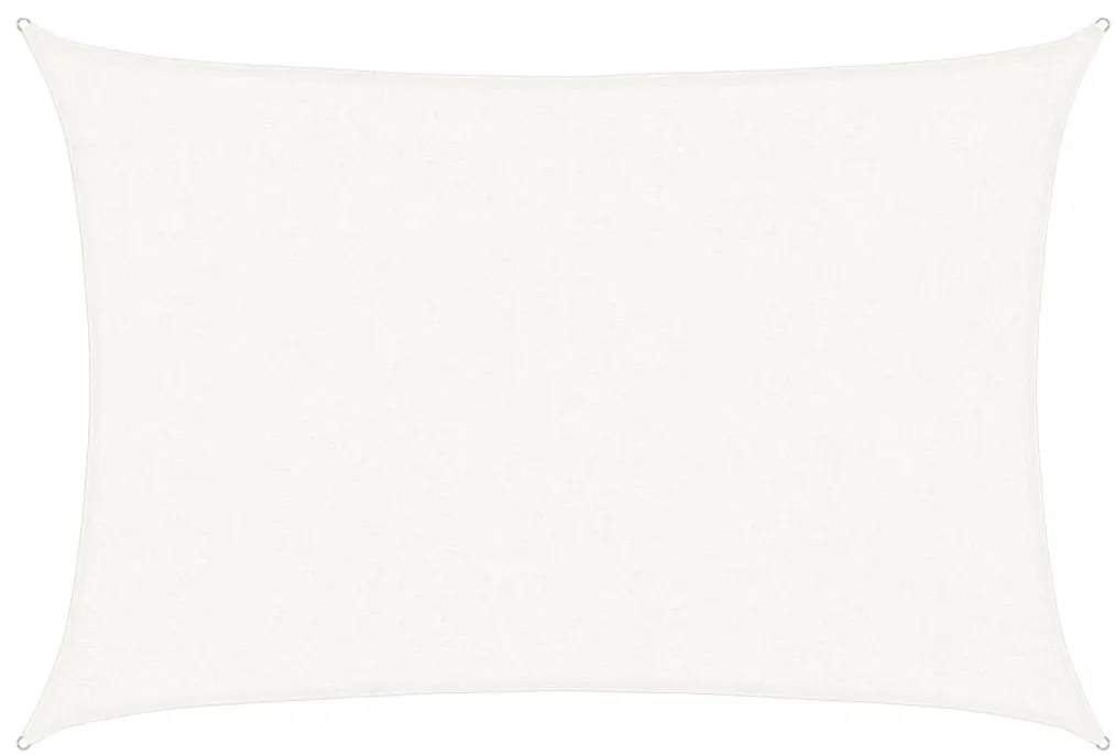 Plachta proti slunci 160 g/m² bílá 2,5 x 4 m HDPE 311234