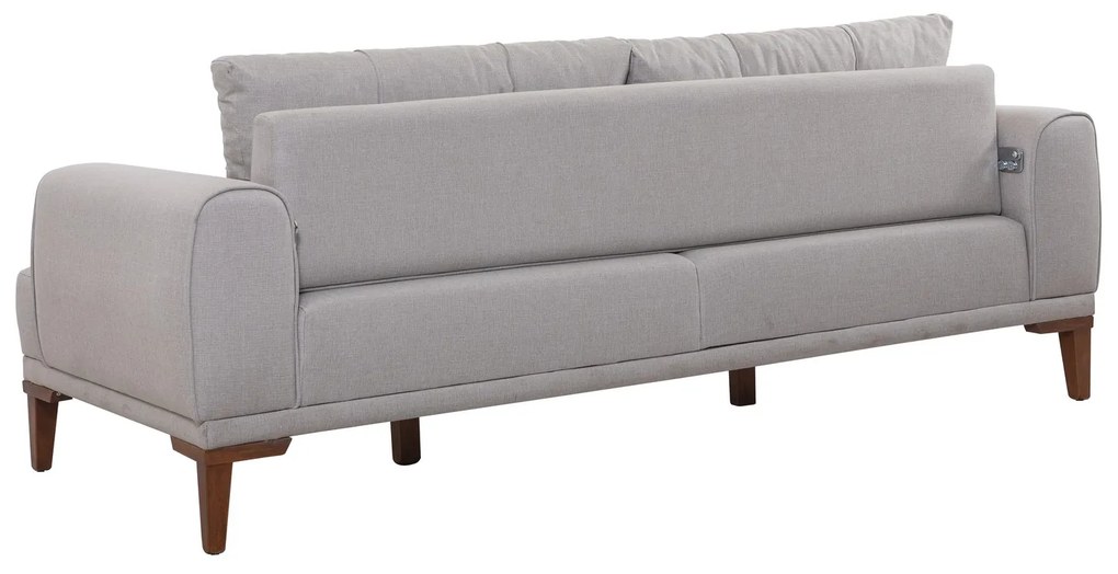 Hanah Home Třímístná pohovka BALERA krémová 223 cm