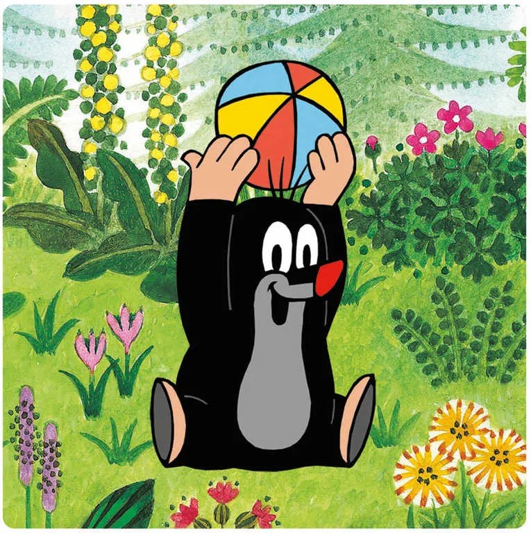 DINO Baby puzzle Krtek na louce (Krteček) 18x18cm 3v1 skládačka 12 dílků dn325104