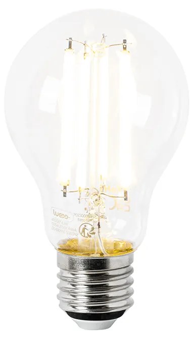 Sada 5 čirých LED žárovek E27 A60 4,9W 1055 lm 2700K