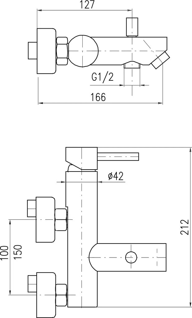 Slezák - RAV Vanová baterie SEINA - SE954.xMGL, Metal grey lesk Rozteč připojení (mm): 150