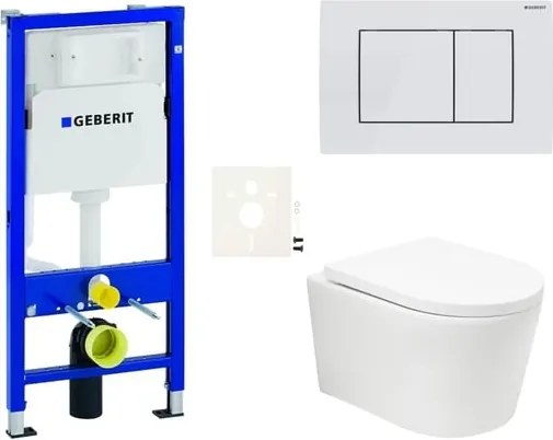 Závěsný WC set Geberit do lehkých stěn / předstěnová SAT BREVIS SIKOGESBRTORD30