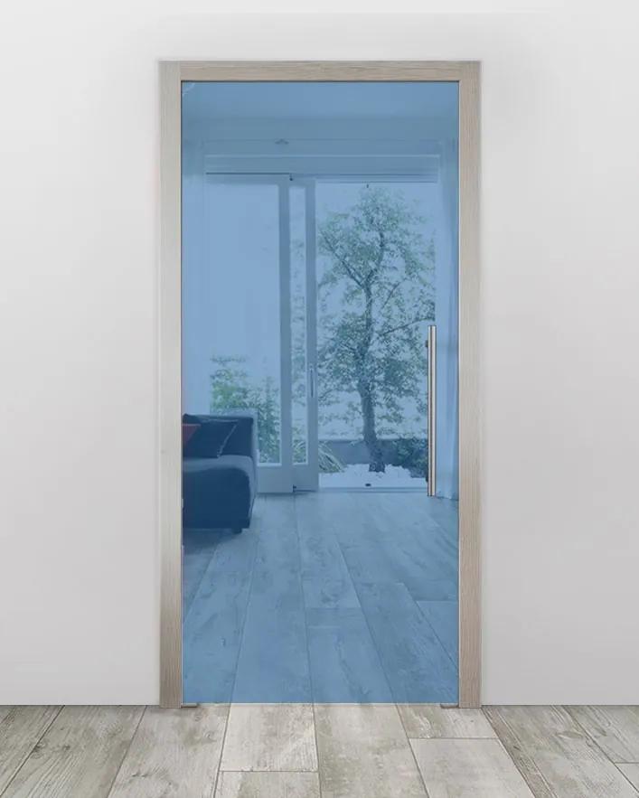 Celoskleněné dveře do pouzdra - Planibel modrá Průchozí šířka (cm): 110, Průchozí výška (cm): 197
