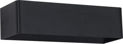 Brilagi - LED Venkovní nástěnné svítidlo DONNANI LED/12W/230V 30 cm černá IP44