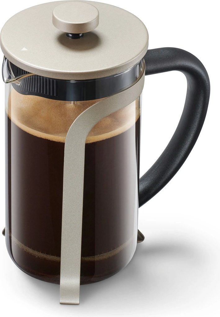 Tchibo - Konvička french press 800 ml, 6 šálků, šampaň