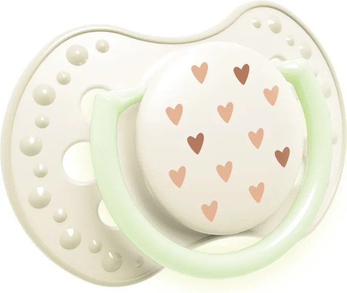 LOVI Dudlík svítící silikonový dynamický TEDDY LOVE 6-18m 2ks