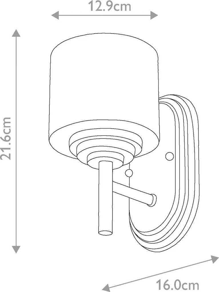Nástěnné světlo do koupelny Elstead MALIBU 1 mosaz 1×G9
