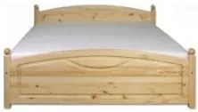 Dřevěná masivní postel 160x200 cm DN103 borovice masiv-přirodní