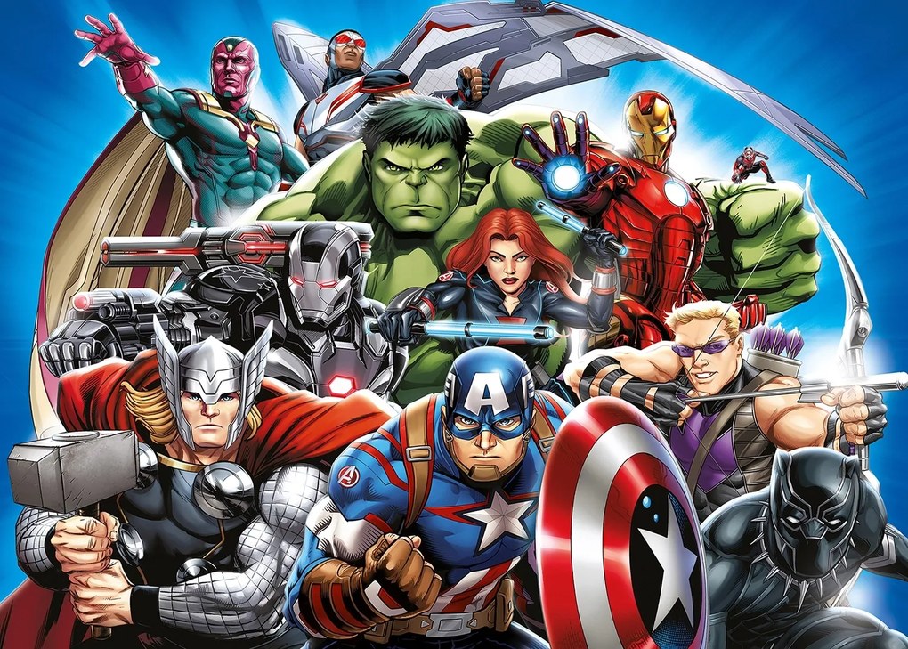 Vliesová fototapeta Marvel Avengers, Disney | 360 x 270 cm | DFTDNXXL5081