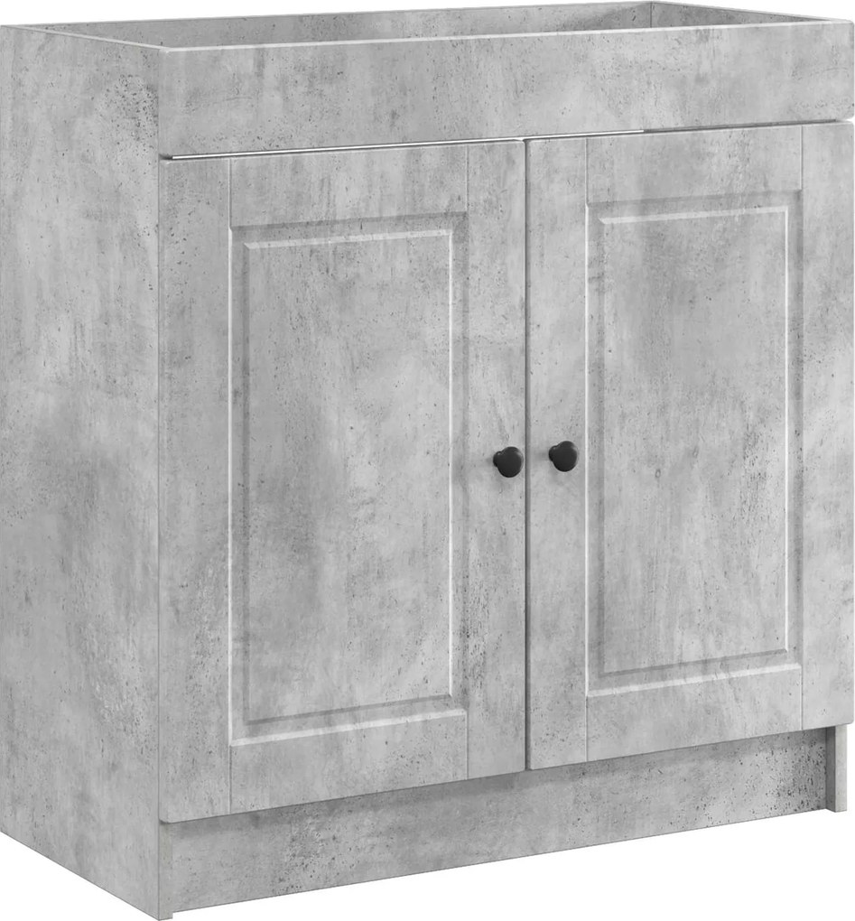Sada koupelnového nábytku Betonově šedá 56 x 37,5 x 81 cm 3404127