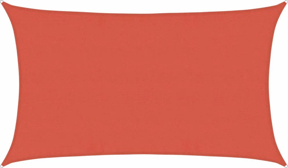 Stínící plachta 160 g/m² cihlová 5 x 8 m HDPE 311358