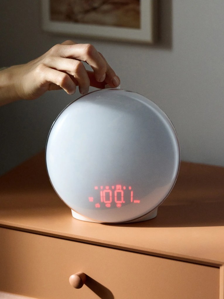 Sinsay - LED lampa – Budík se simulací východu slunce - bílá