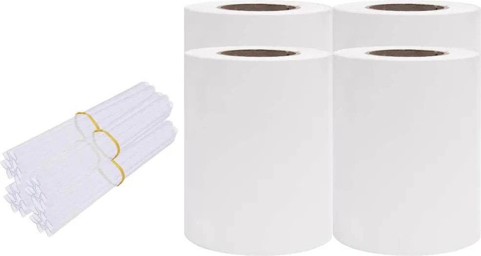 Zabezpečovací pásky PVC 140 x 0,19 m bílé 147860
