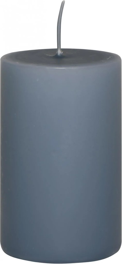 IB LAURSEN Svíčka Pigeon blue 10 cm, modrá barva, vosk