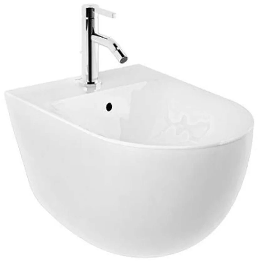 Kludi Resa D - Závěsný bidet, otvor pro baterii, lesklá bílá 24BIW0143