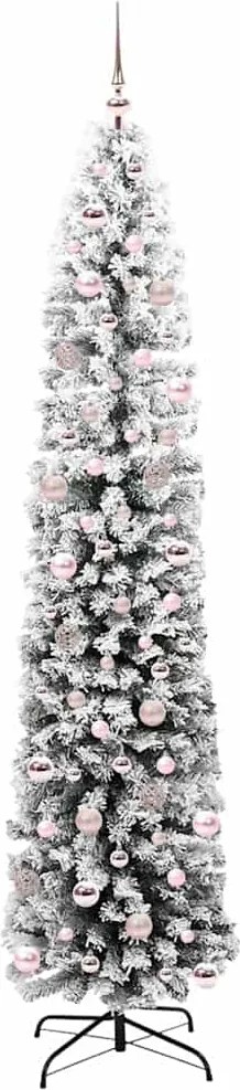 Umělý vánoční stromeček Zelená 240 cm PVC, ocel a plast 3395046