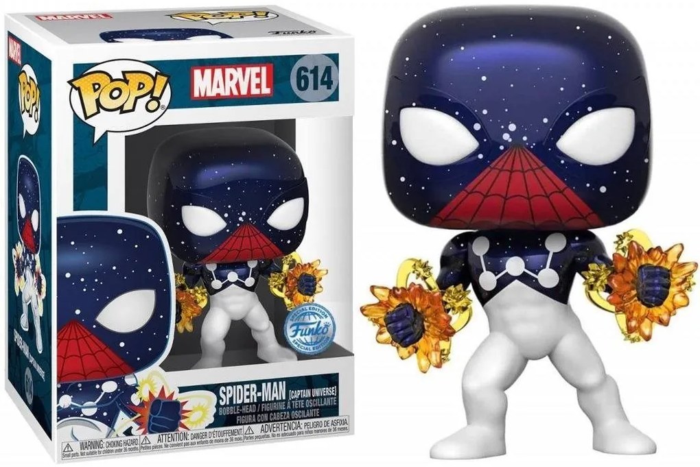 Figurka funko pop! marvel spider man captain universe 614