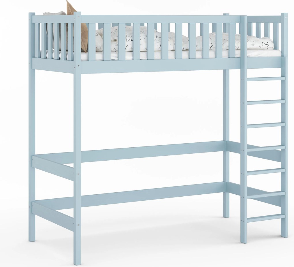 Rkids | Vyvýšená postel Rivo 80x160 Modrá