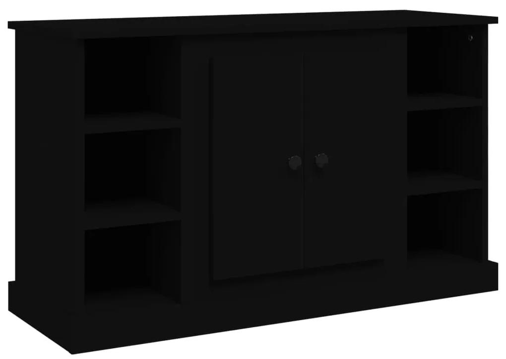 vidaXL Příborník černý 100 x 35,5 x 60 cm kompozitní dřevo