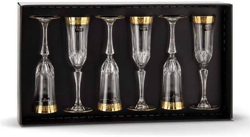 BOHEMIA PRESTIGE MIRADOR SKLENICE NA ŠAMPAŇSKÉ 180ML SADA 6 KS