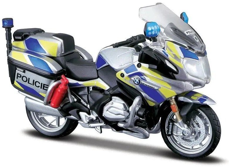 Auto maisto policejní motocykl bmw r 1200 rt cz 1:18