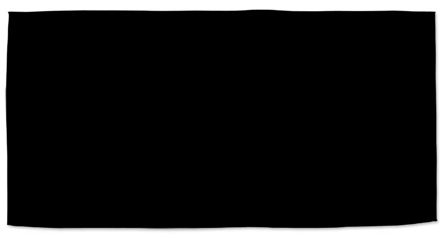 Ručník SABLIO - Černá 30x50 cm