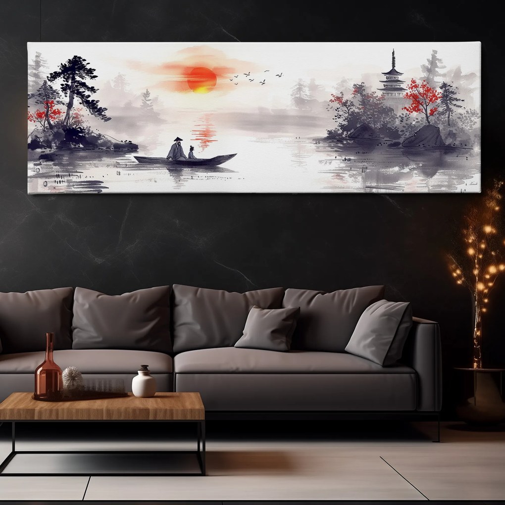 Obraz na plátně - Převozník Takuya FeelHappy.cz Velikost obrazu: 150 x 50 cm