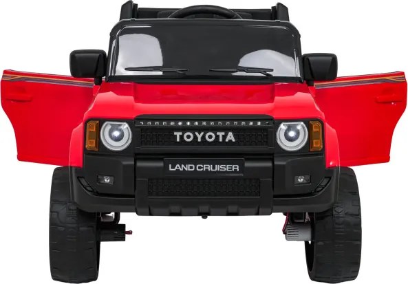 Elektrické autíčko Toyota Land Cruiser PRADO červené