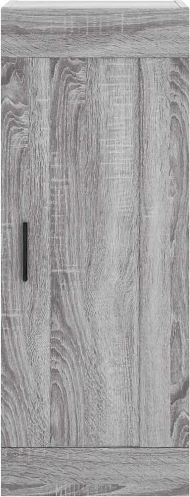Skříň highboard šedá sonoma 34,5 x 34 x 180 cm kompozitní dřevo 3200343