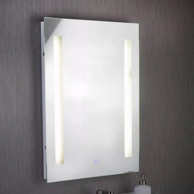 Searchlight 7450 Obdélníkové zrcadlo s LED osvětelním MIRROR IP44, dotykový spínač