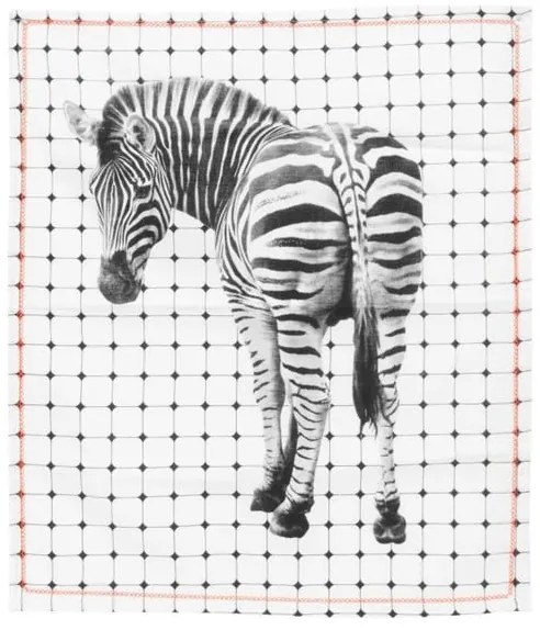 Kuchyňská utěrka PT LIVING Tiles Zebra, 50 x 70 cm