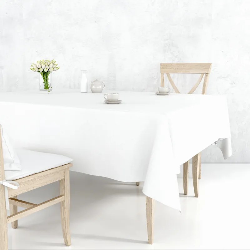 Ubrus PVC FL-1100 – Bílý hladký (různé velikosti)