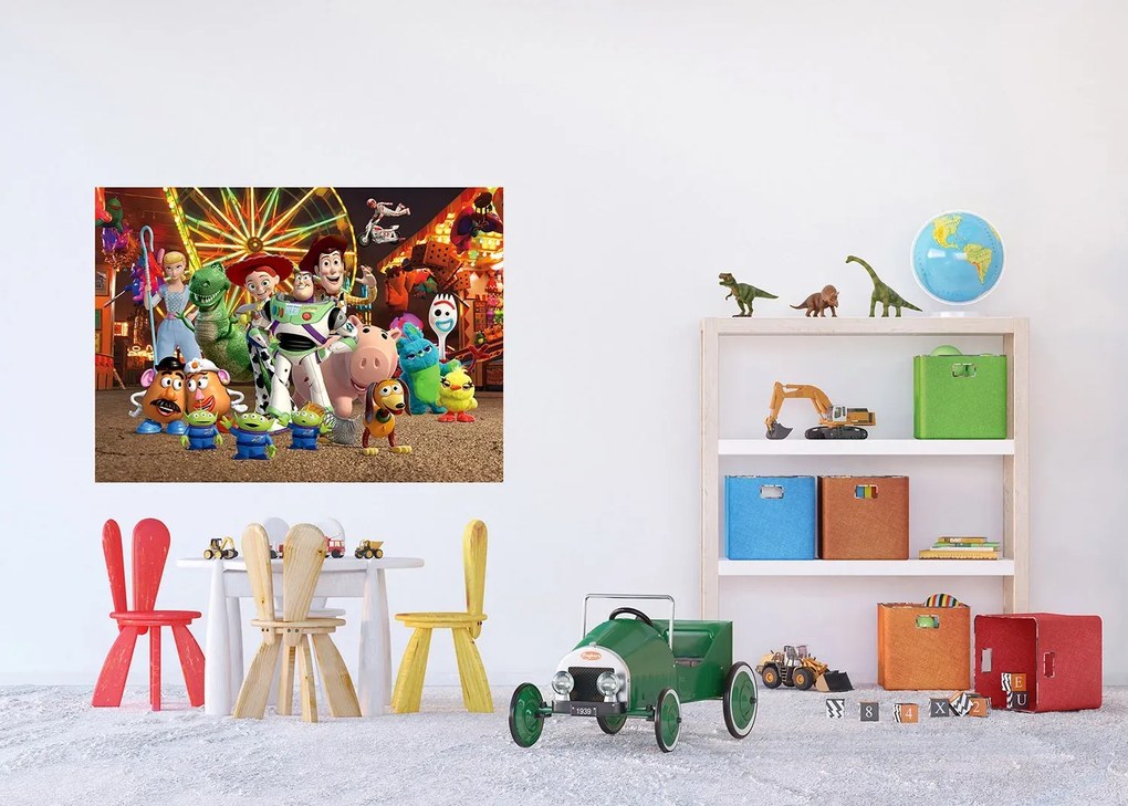 Dětská vliesová fototapeta na zed' Příběh Hraček Karneval, Disney | 155 x 110 cm | DFTDNM 5274