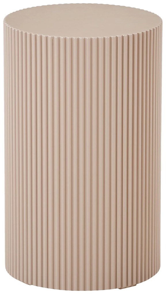 House Nordic Odkládací stolek FARENSE ø30 cm šedobéžový