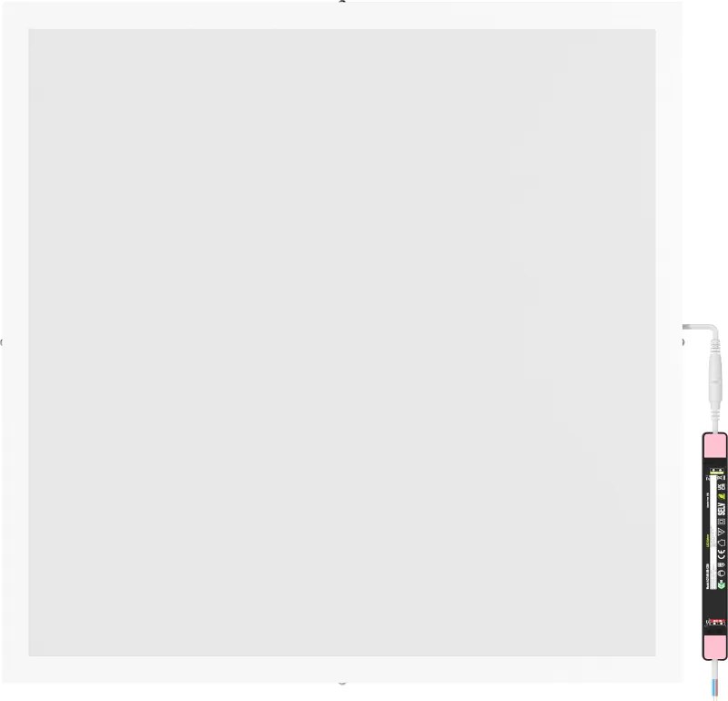 Mexen Brill-S, stropní LED panel 60×60 cm, 48 W, neutrální bílá 4000K, L206-060-060-4840-20