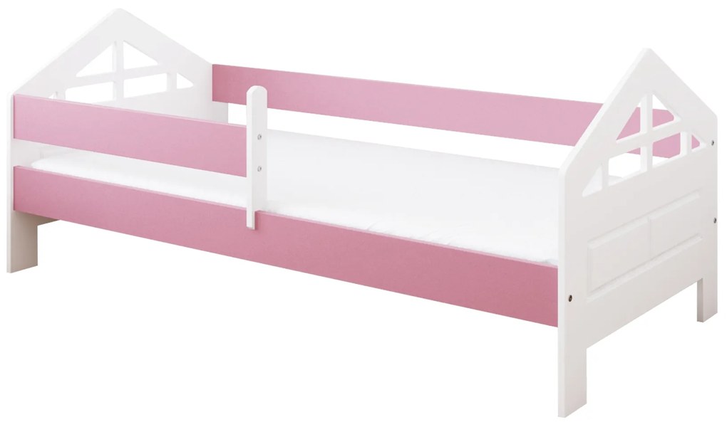 BabyBeds Dětská postel ALA Velikost postele: 160x80 cm, Barevné provedení: Bílá, Úložný prostor: Ne, bez úložného prostoru Bílá